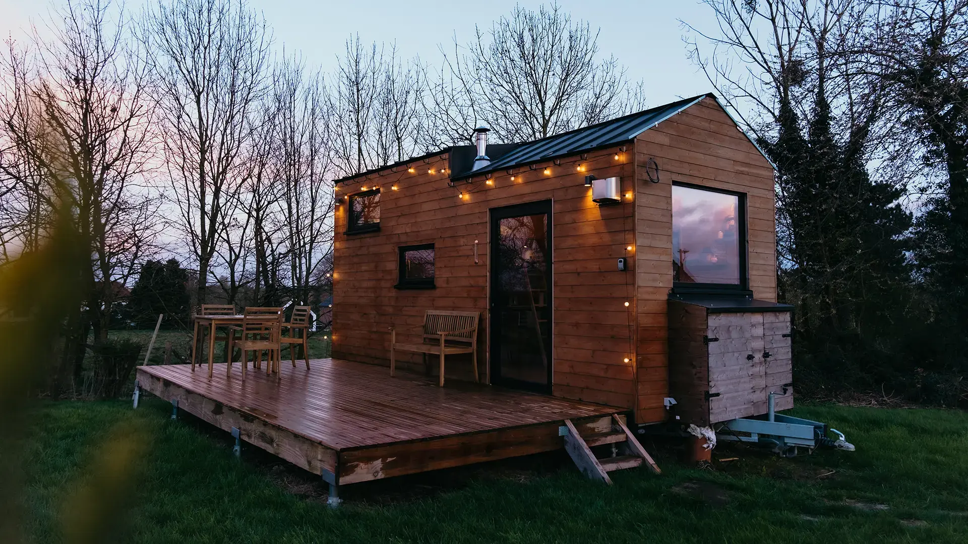 Berta Tiny House, un logement pour une nuit insolite en Belgique.